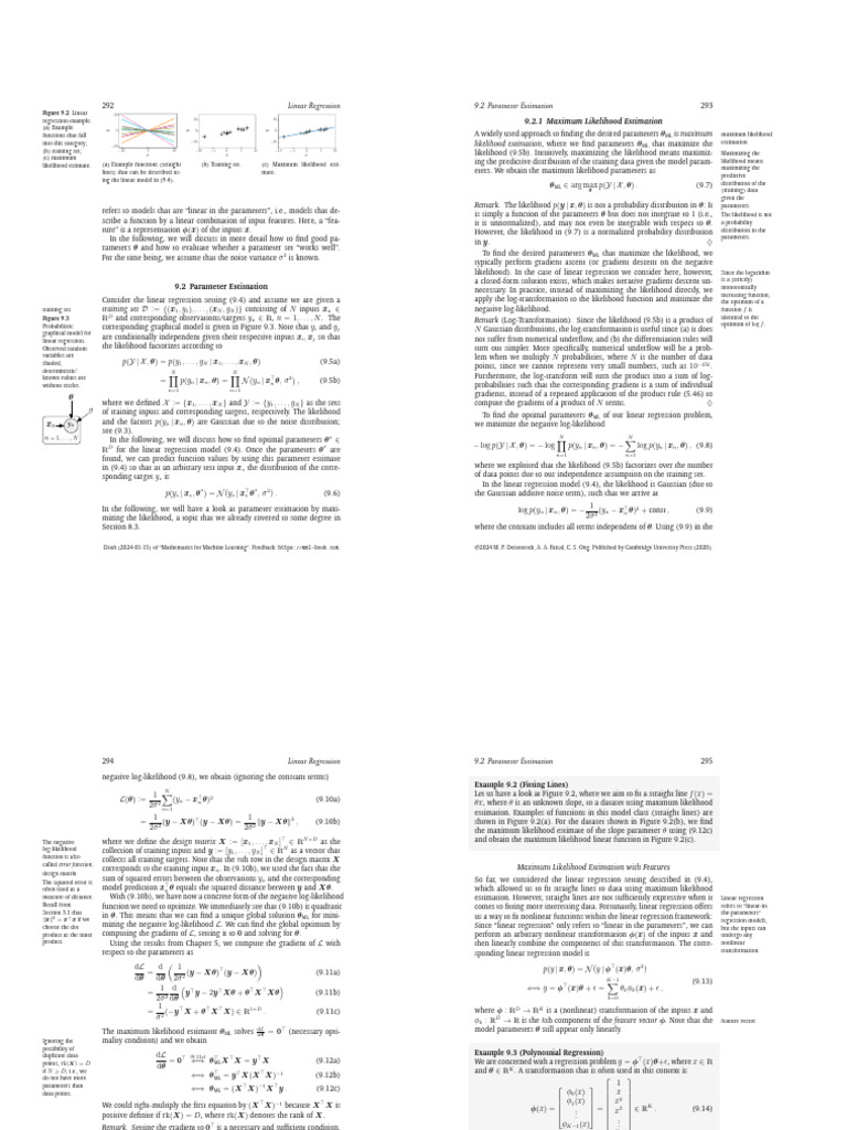 MML Book Removed | PDF | Regression Analysis | Errors And Residuals