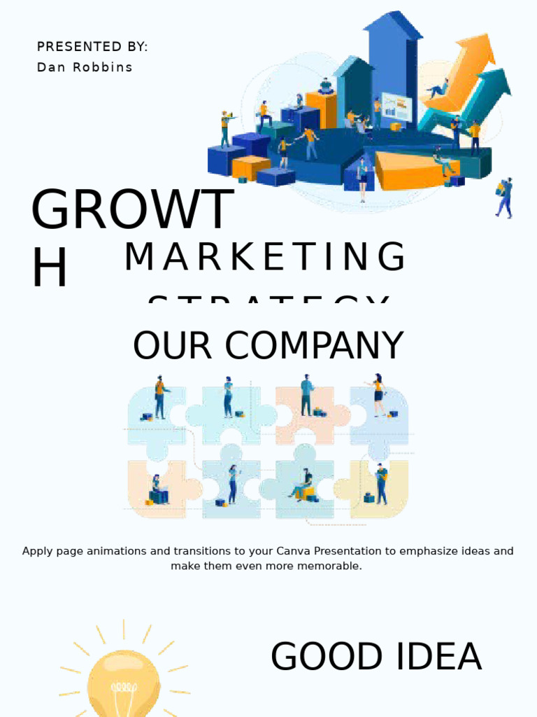 Blue and Yellow Business Marketing Strategy Presentation | PDF | Human ...