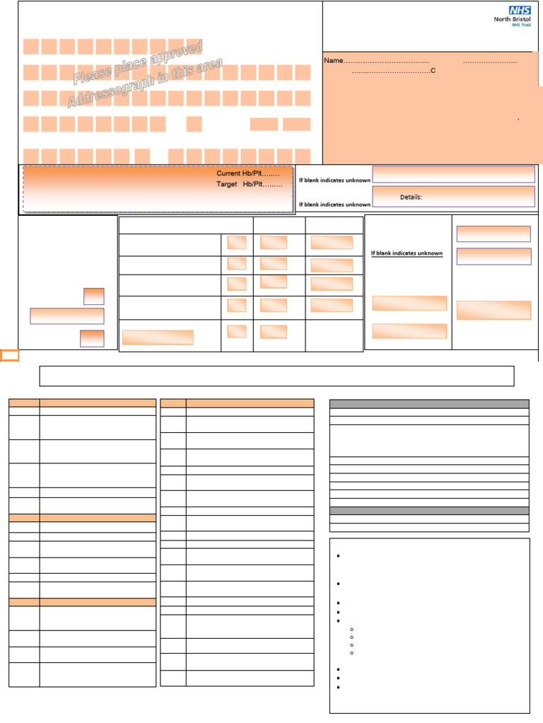 Blood Transfusion Request Form v9 | PDF | Bleeding | Blood Transfusion