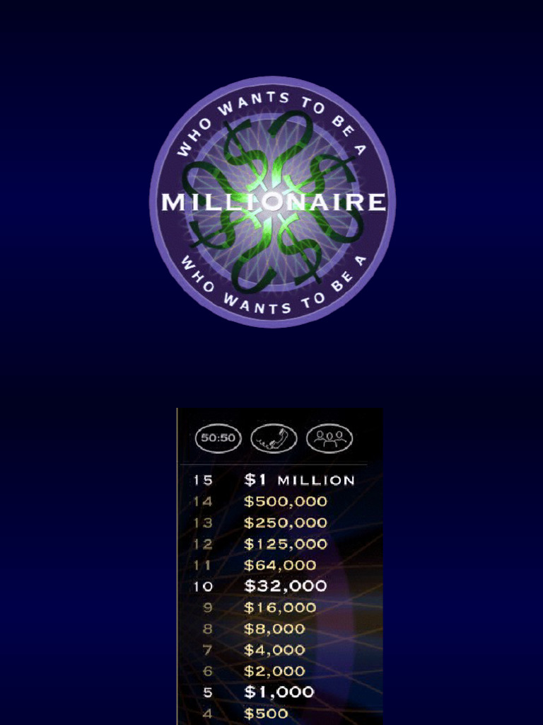 Who Wants To Be A Millioner | PDF | Language Arts & Discipline