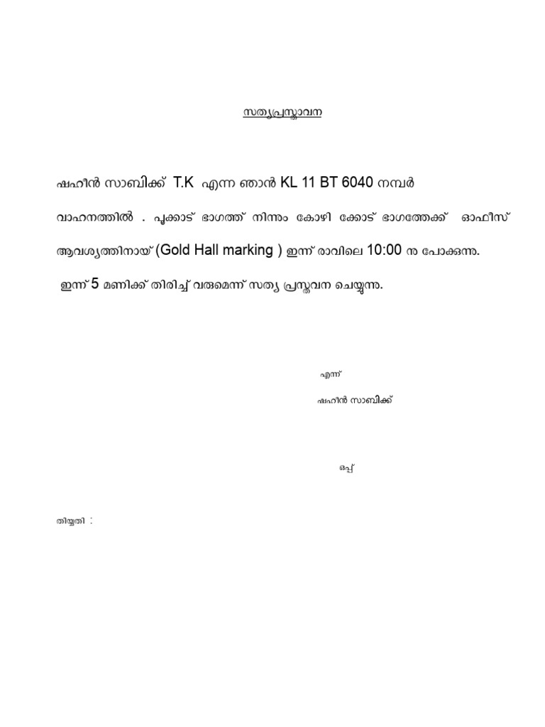 Travel Declaration | PDF