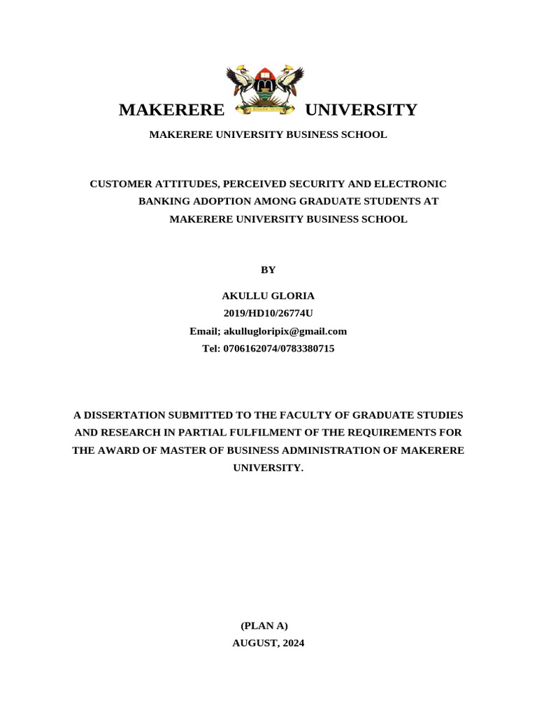 Research Thesis Akullu Gloria-August 2024 | PDF | Computer Security ...