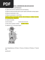100 Endocrine System Objectives MCQ With Answers | PDF | Adrenal Gland ...