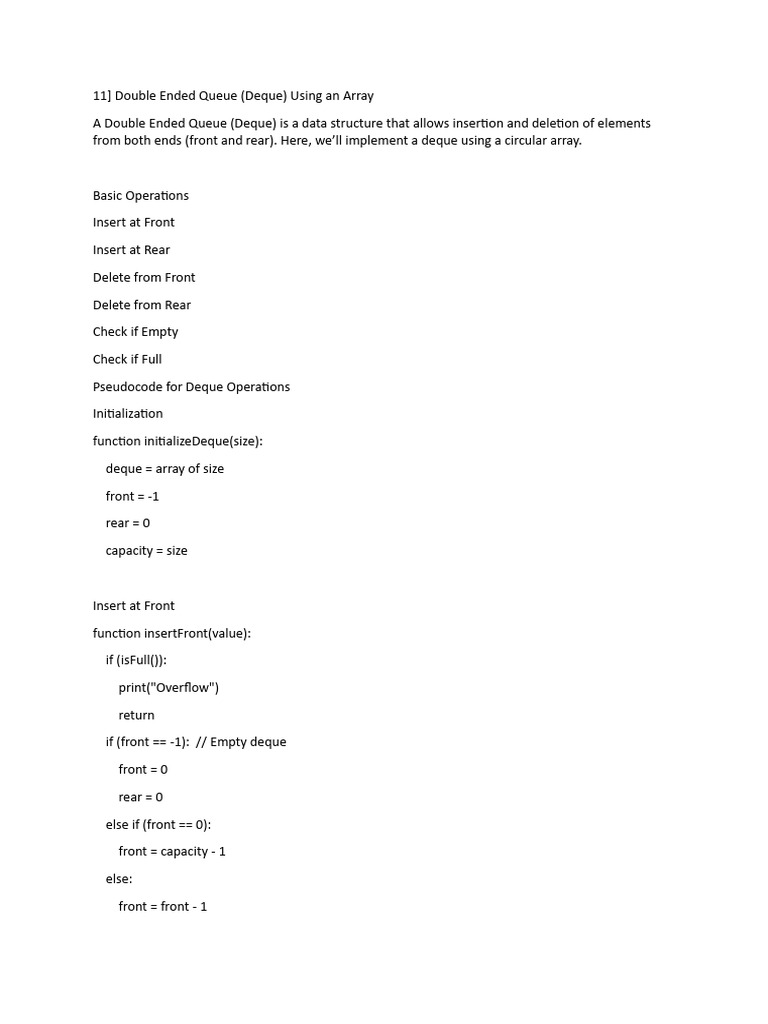 FDS Answer Bank 11-20 | PDF | Queue (Abstract Data Type) | Theoretical Computer Science
