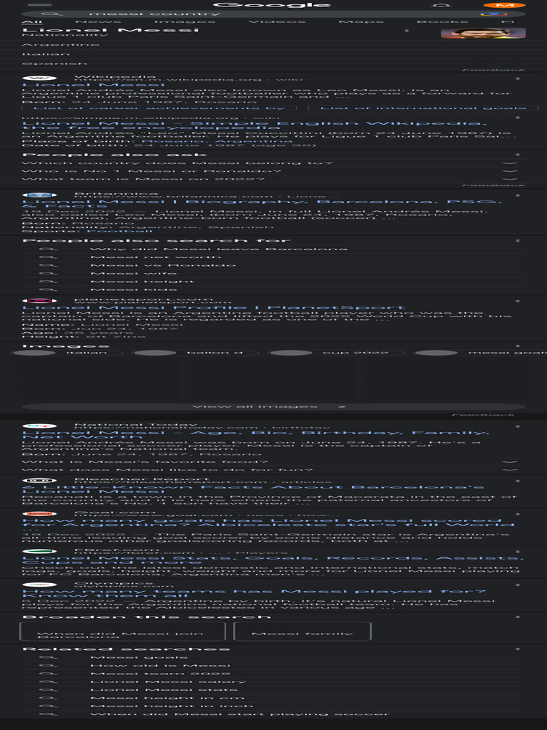 Messi Country - Google Search | PDF | Lionel Messi | Fc Barcelona