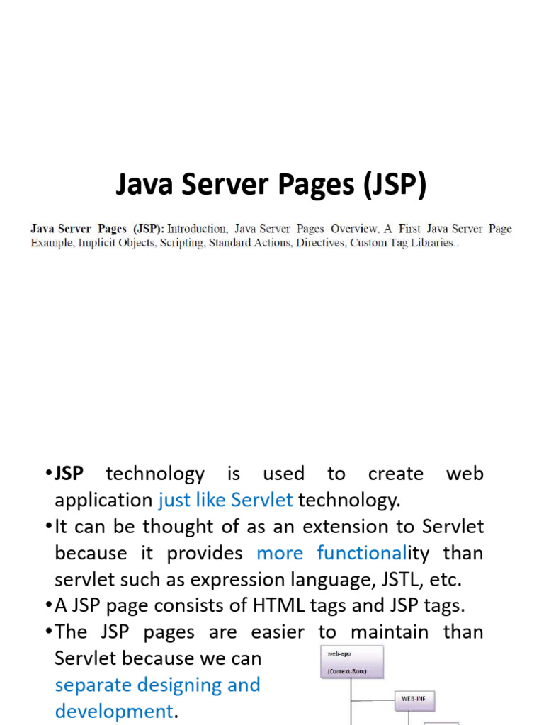 Unit 5_JSP | PDF | Computer Programming | Computing Unit 5_JSP | PDF | Computer Programming | Computing