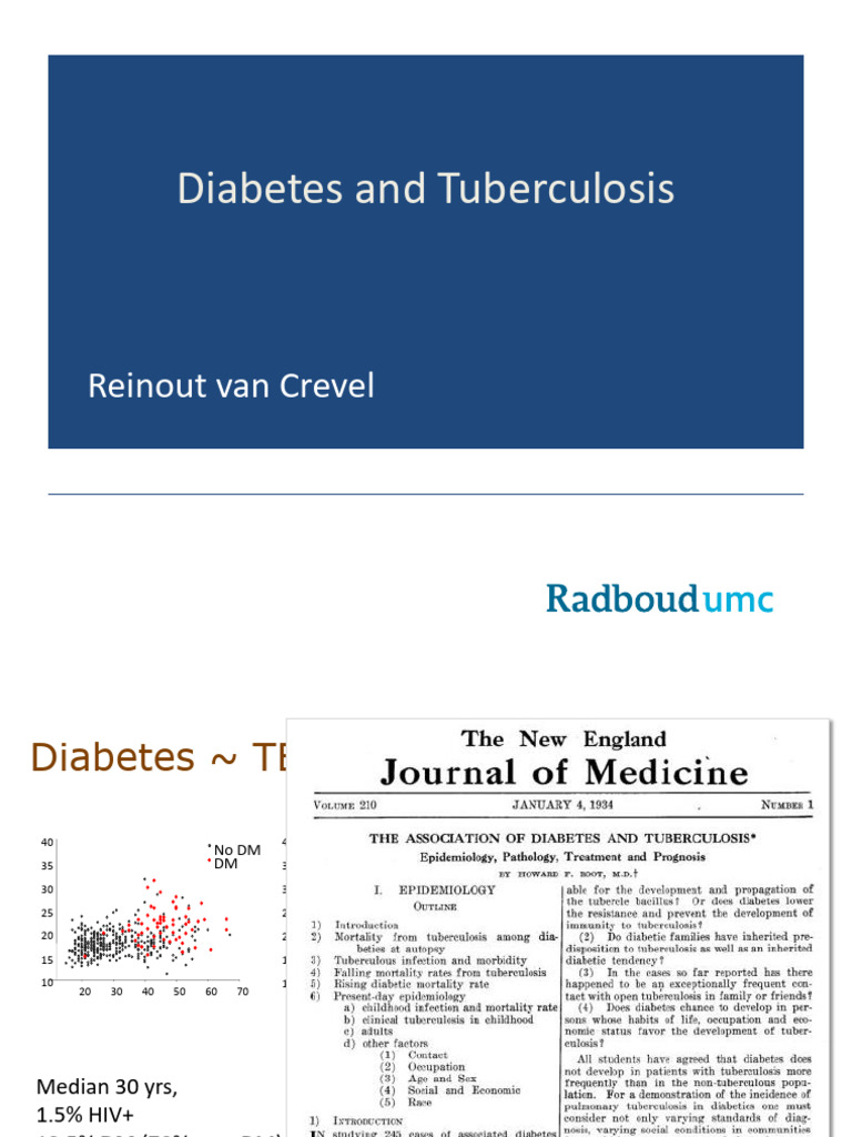 Diabetes and Tuberculosis - Slide | PDF | Diabetes Management ...