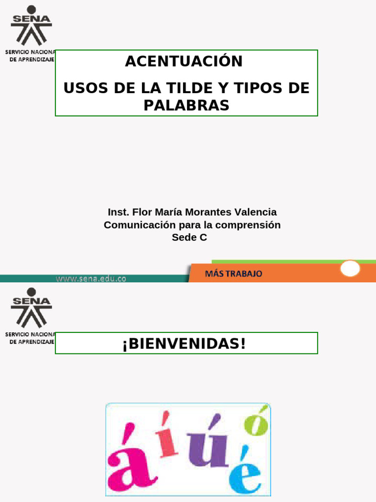 Acentos y Tildes | PDF | Fonología | Voz humana