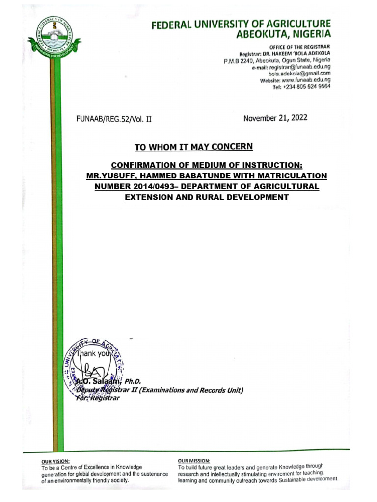 English Language Certificate | PDF