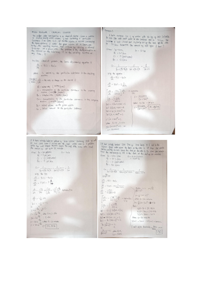 Chemical Solution | PDF