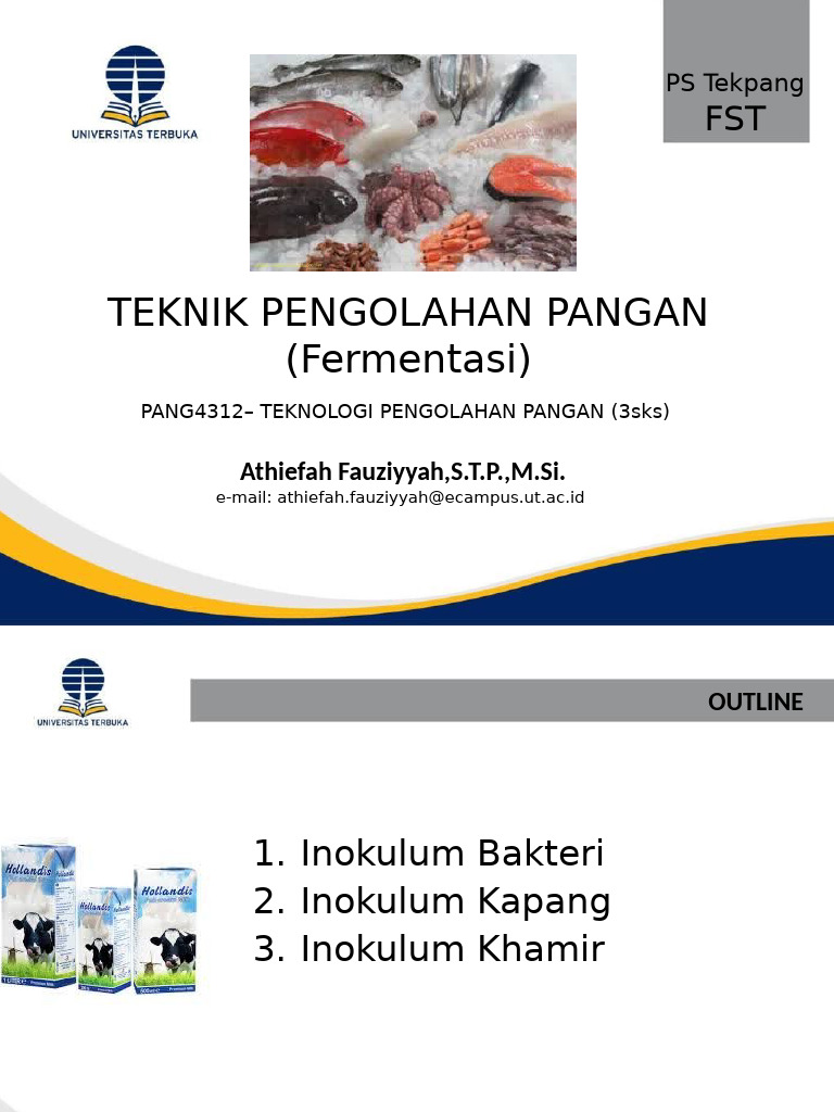 Fermentasi Pangan: Inokulum dan Proses | PDF | Kesehatan Holistik