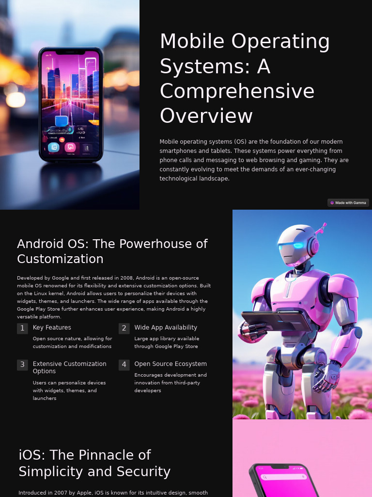 Mobile Operating Systems A Comprehensive Overview | PDF | Android ...