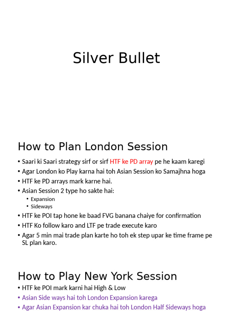 Silver Bullet | PDF