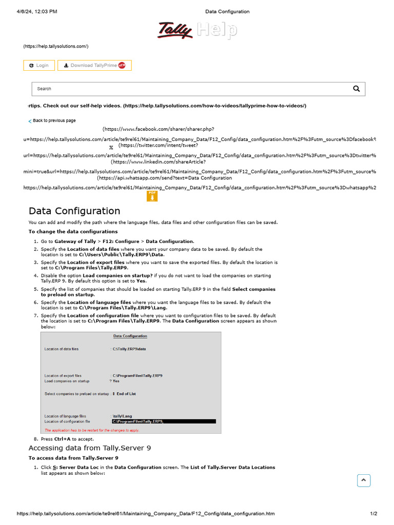Data Configuration | PDF | Computer File | System Software