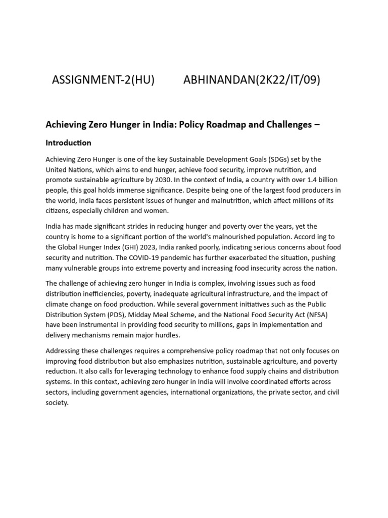 ASSIGNMEN1 | PDF | Cost Of Living | Food Security