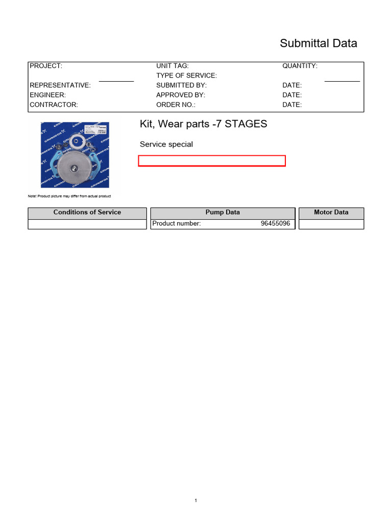 Kit Wear Parts 7 STAGES | PDF | Technology & Engineering