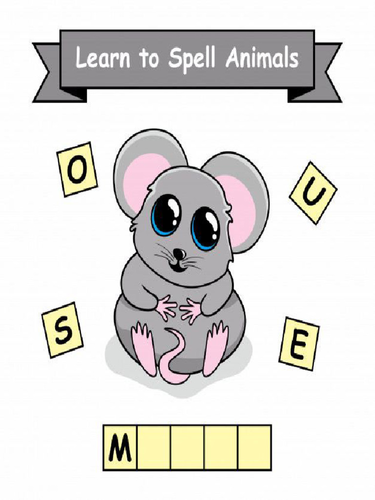 Learn To Spell - Animals-2 | PDF