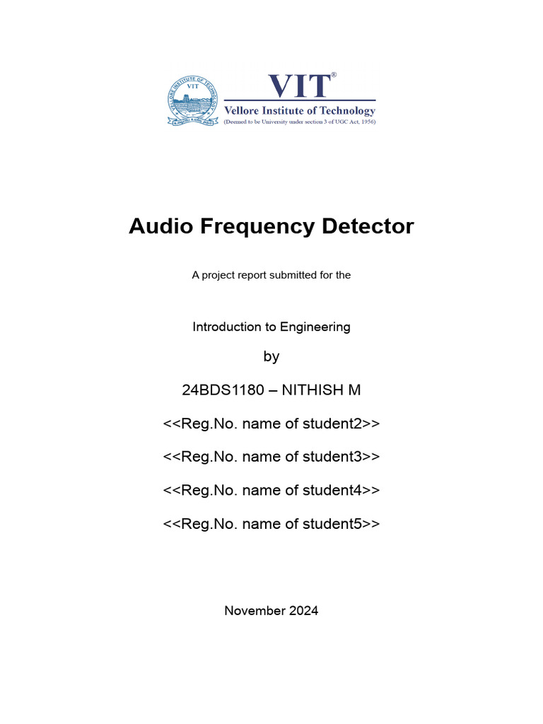 IOE Report | PDF | Sound | Acoustics