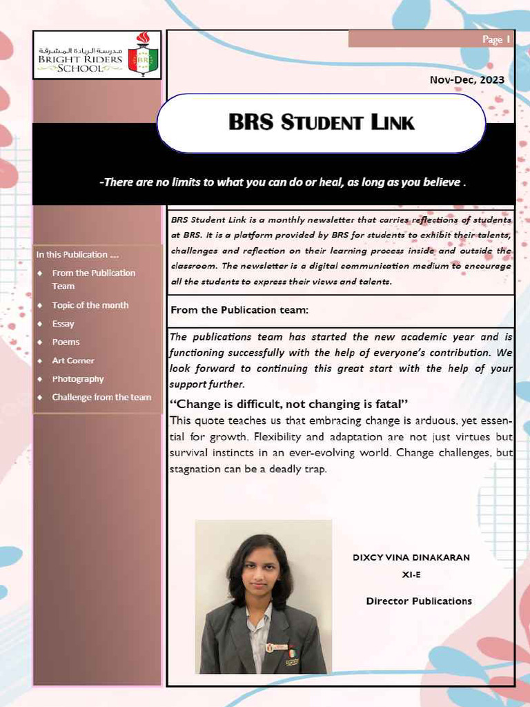 NOV DEC 2023 Student Link | PDF