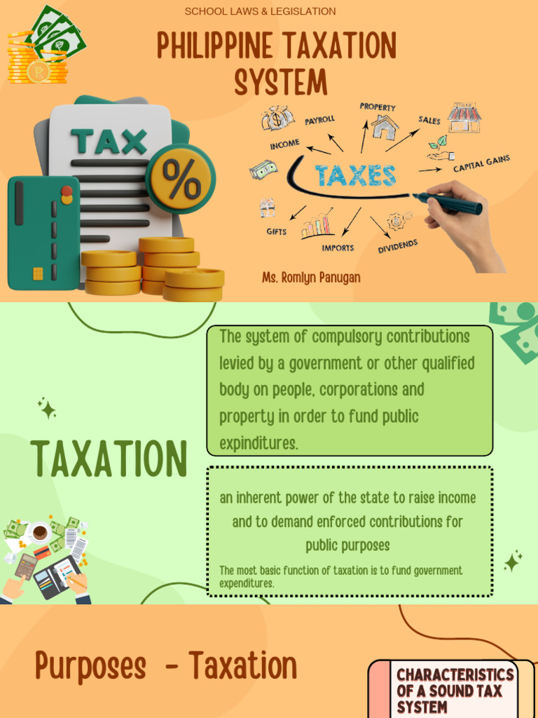Philippine Taxation System Panugan | PDF | Taxes | Income Tax