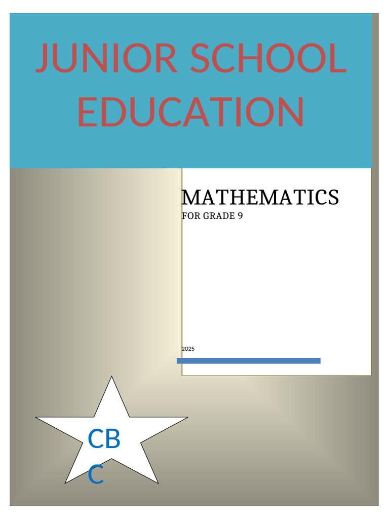 Grade 9 Mathematics Notes Overview | PDF | Inequality (Mathematics ...
