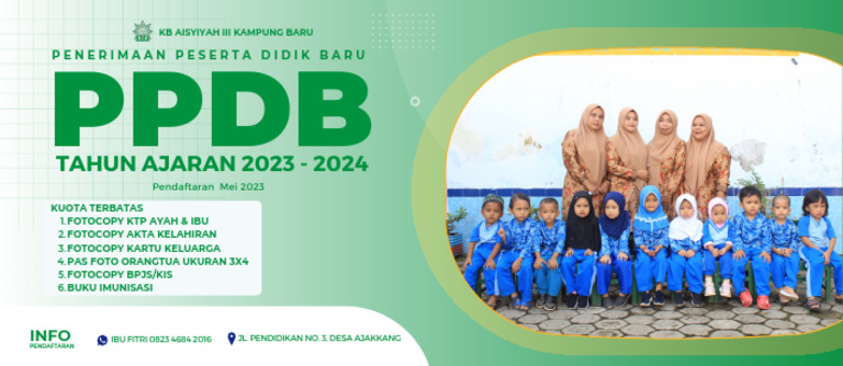 Spanduk PPDB KB | PDF | Ilmu Sosial