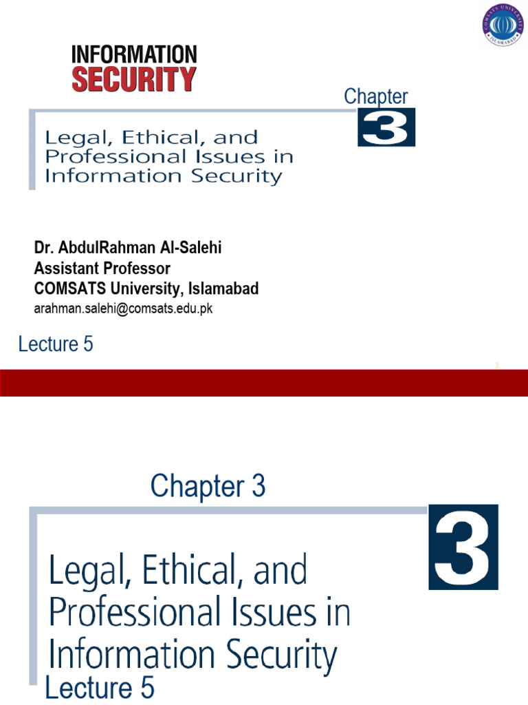 Chapter3- Lecture No.5 | PDF | Identity Theft | Information Security