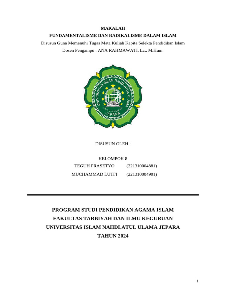 TEGUH | PDF | Agama & Spiritualitas