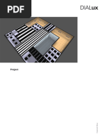 Dialux Illumination Project Report | PDF | Lighting | Components