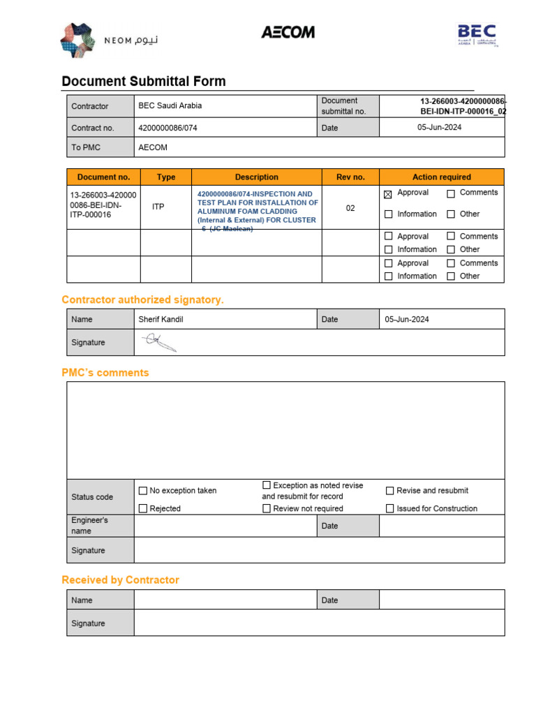 Aluminum Foam Cladding ITP Submission | PDF | Building Engineering