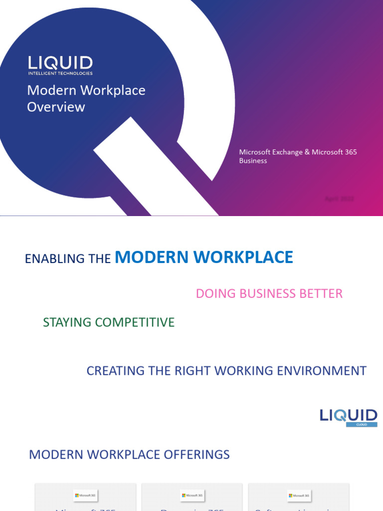 Exchange and M365 Business Template | PDF | Microsoft Outlook | Mobile App