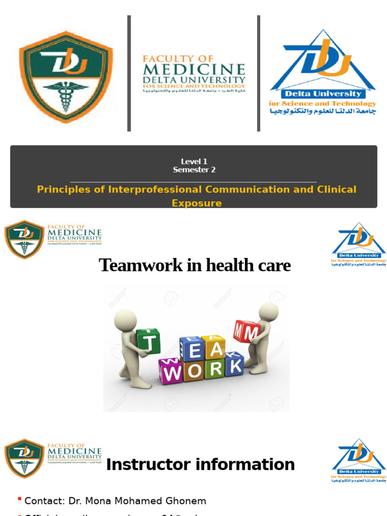 Teamwork in Health Care 2024 | PDF | Medicine | Clinical Medicine