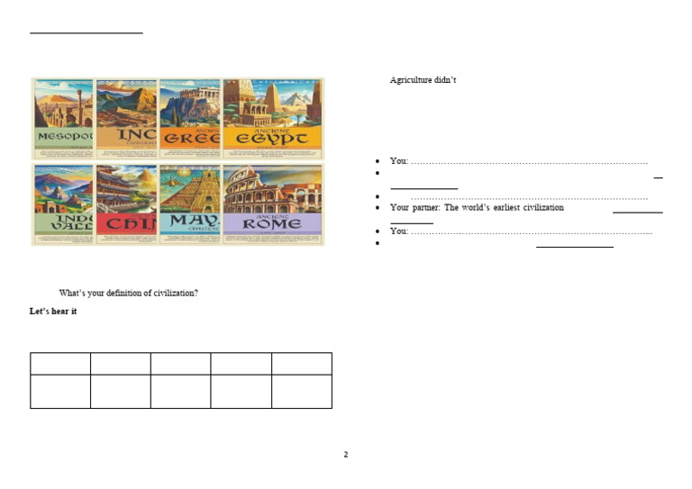 year-3-ancient-civ 2 | PDF | Civilization | Sumer