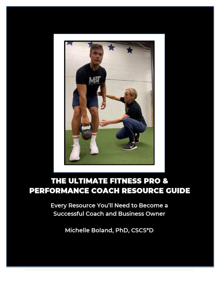 Ultimate Coach Resource Guide | PDF | Personal Trainer | Strength Training