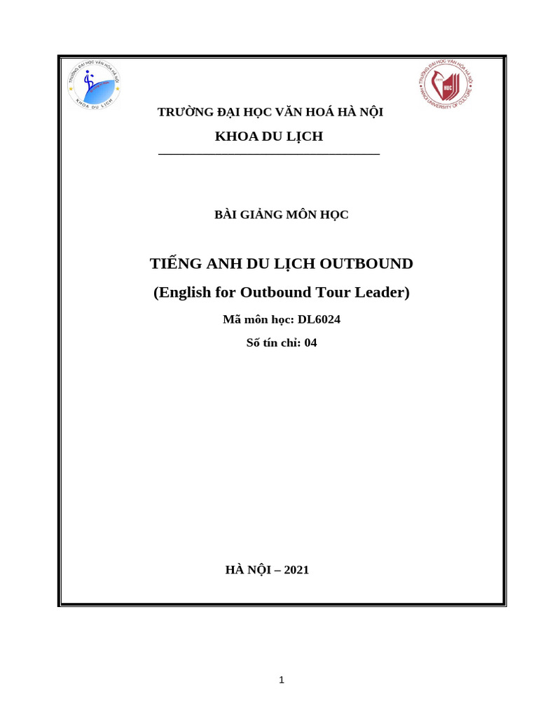 GT TIẾNG ANH OUTBOUND.12.21 | PDF