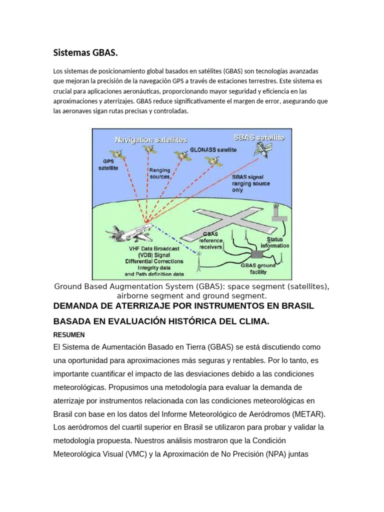 Sistemas GBAS | PDF | Tecnología