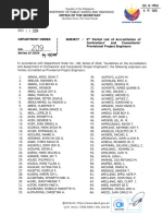 Quel: Accreditation of DPWH Project | PDF | Engineering | Philippines