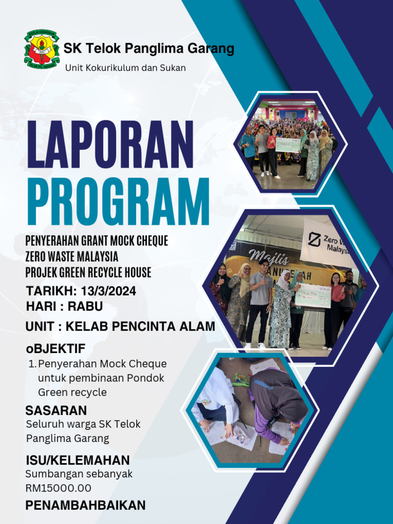 Laporan Program Unit Kokurikulum | PDF
