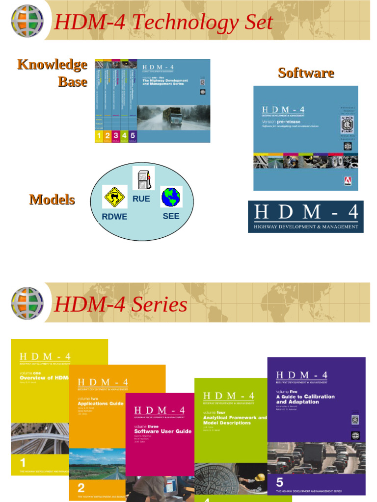 HDM-4 Introduction and Applications Part 3 | PDF