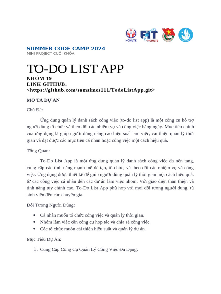 To Do List App | PDF