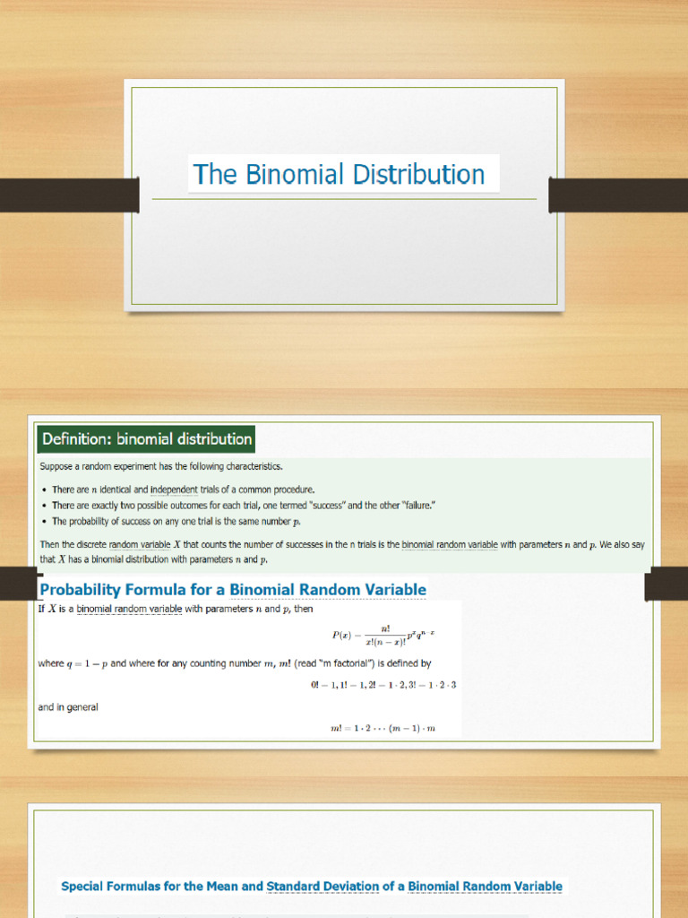 Binomial Distribution | PDF