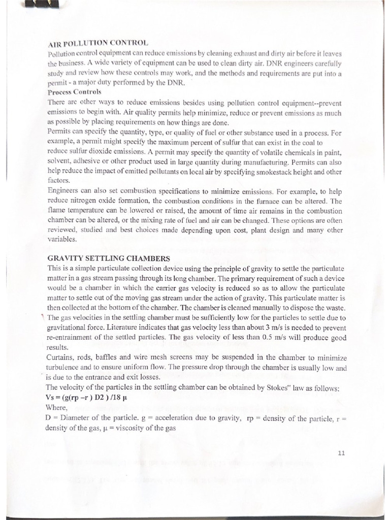 WEE 411 Lecture Study Note 2 | PDF