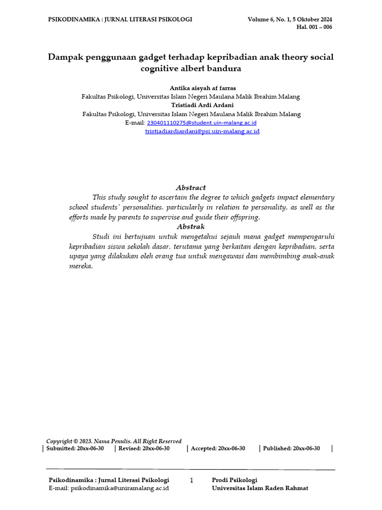 Fix Jurnal Ardi (Repaired) | PDF | Pengembangan Diri | Kesehatan Holistik