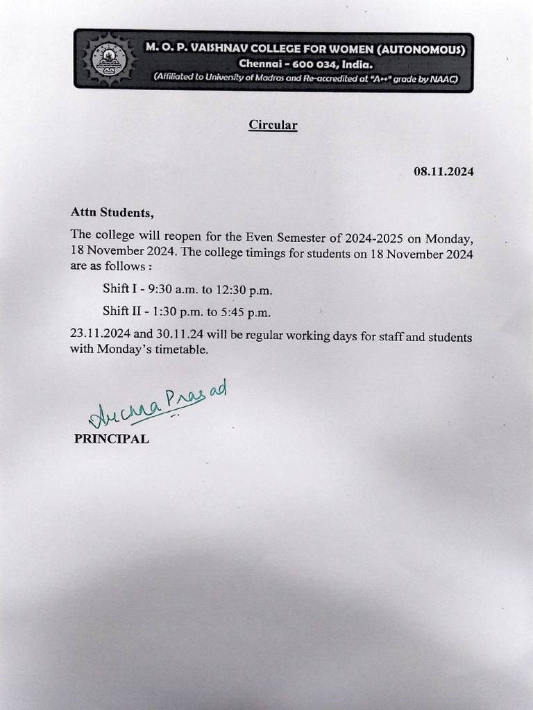 Students Circular | PDF