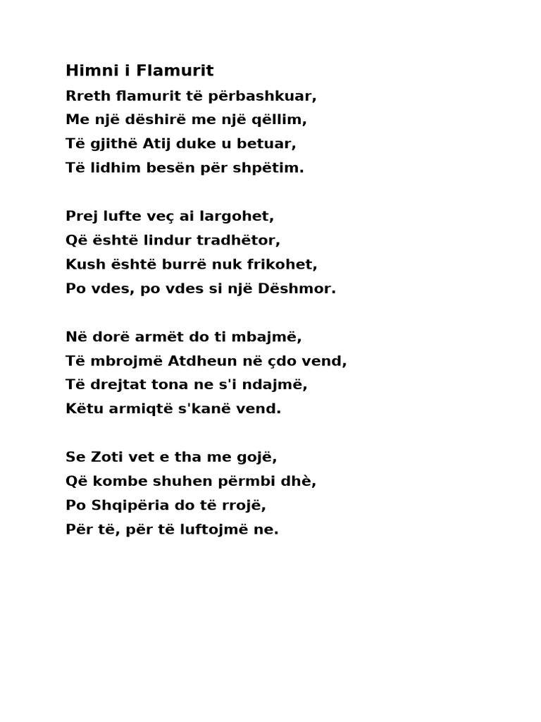 Himni I Flamurit | PDF