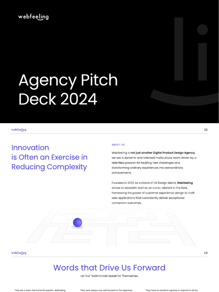 Agency Pitch Deck 2024 | PDF | Brand | Computing