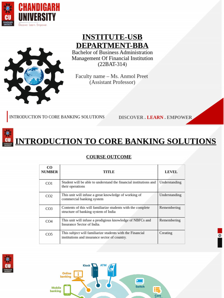 Core Banking Solutions Overview | PDF | Banks | Point Of Sale