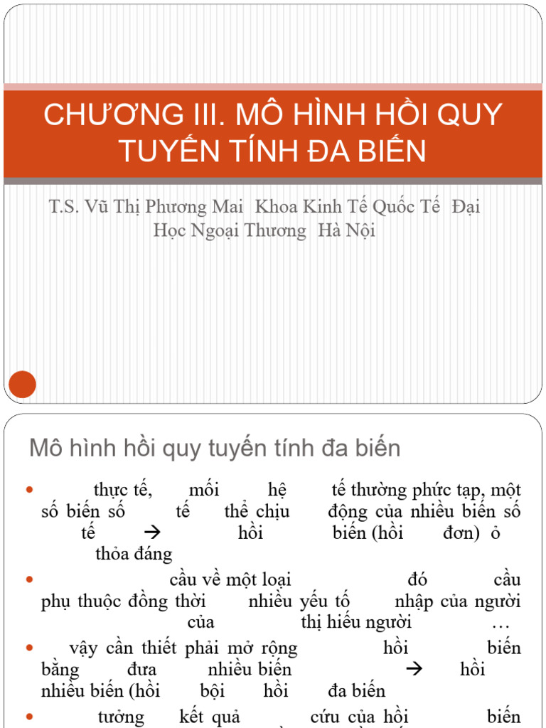 Slide KTL - Chương III - SV | PDF