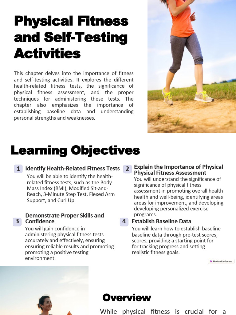 Importance of Fitness Testing Activities | PDF | Body Mass Index ...