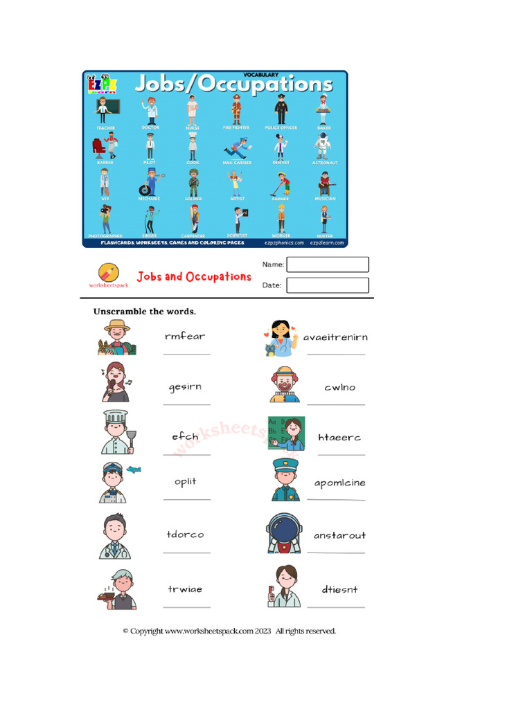 Jobs and Occupations | PDF | Wellness